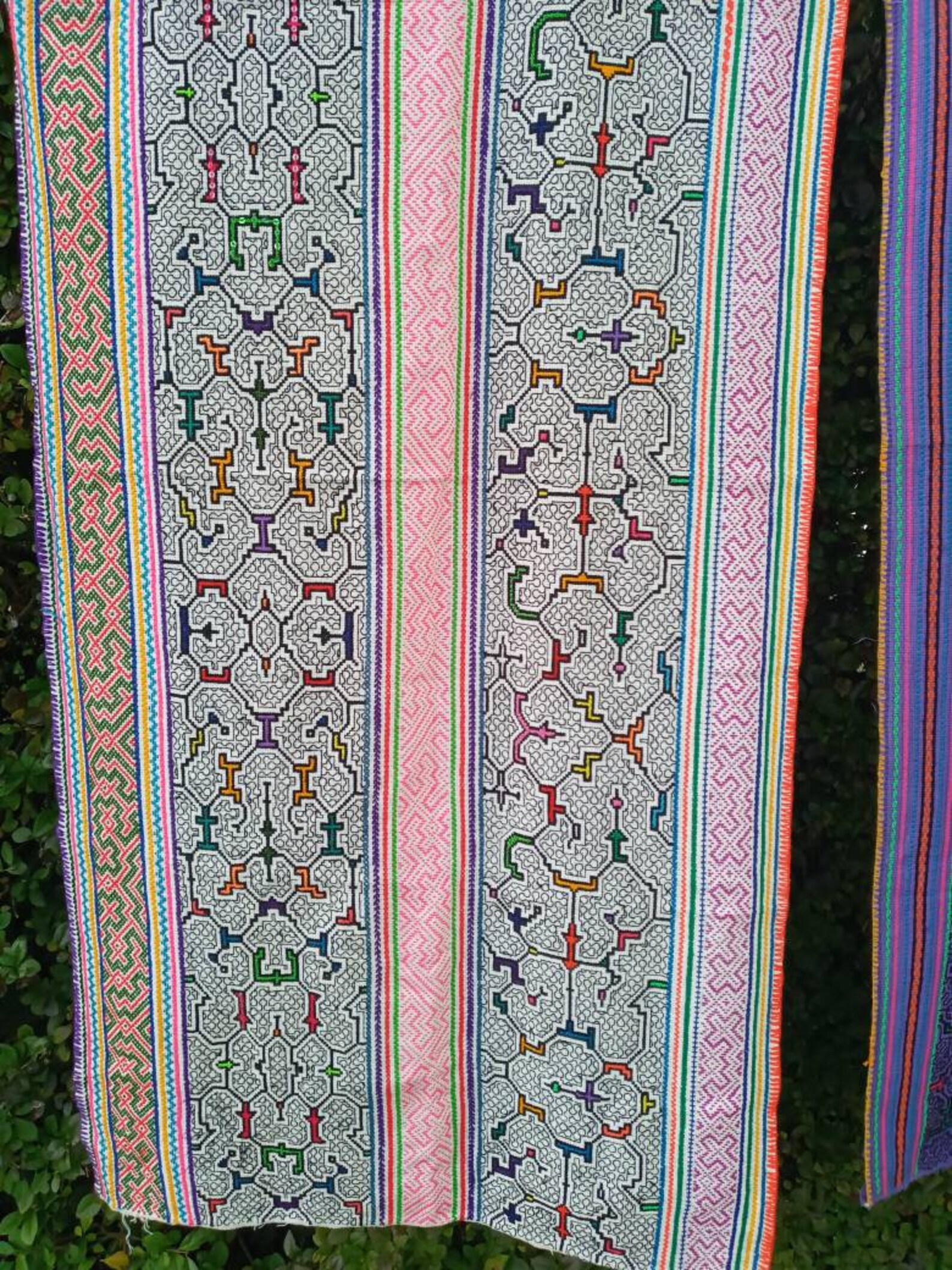 Tejido de Ayahuasca Shipibo Ikaro Ayhuasca Amazónica Peruana - Etsy España
