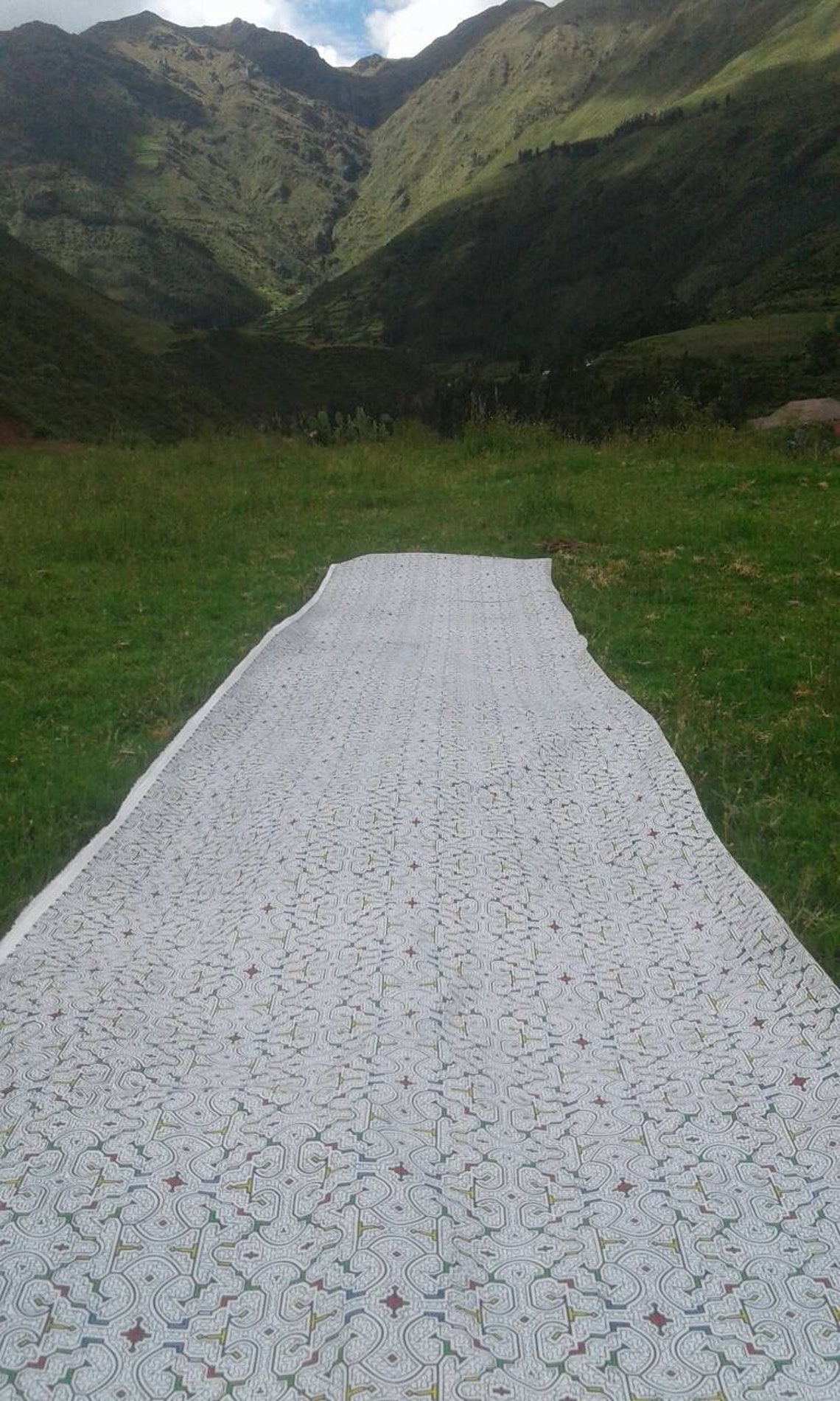 Peruvian Amazonian Shipibo Ikaro Ayahuasca Fabric | Etsy UK