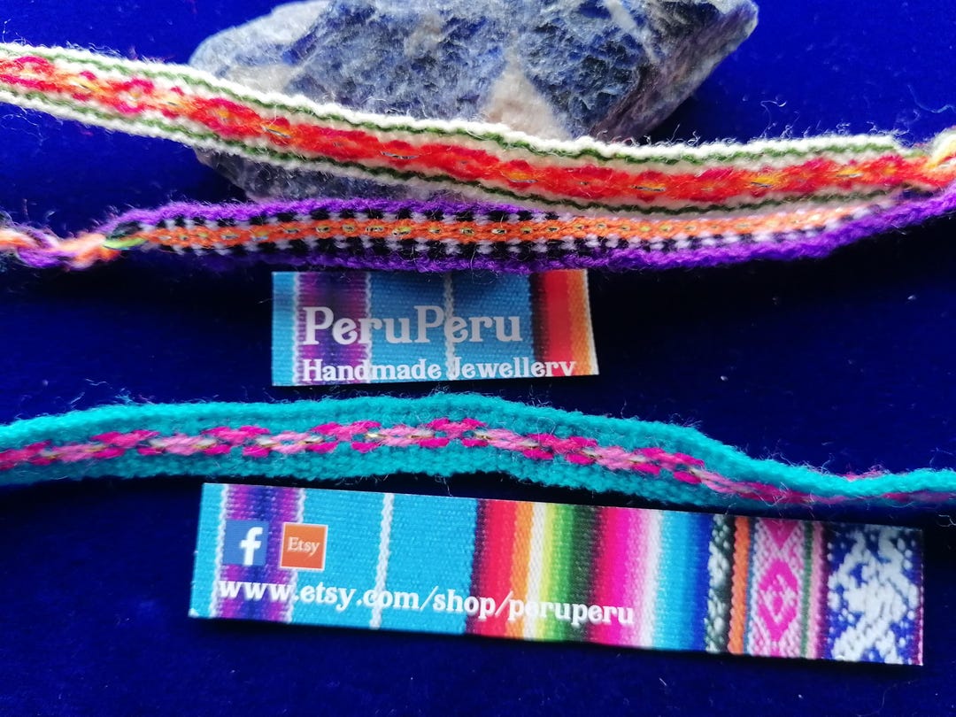 Rainbow Peruvian Friendship Bracelets (multicoloured) - Etsy