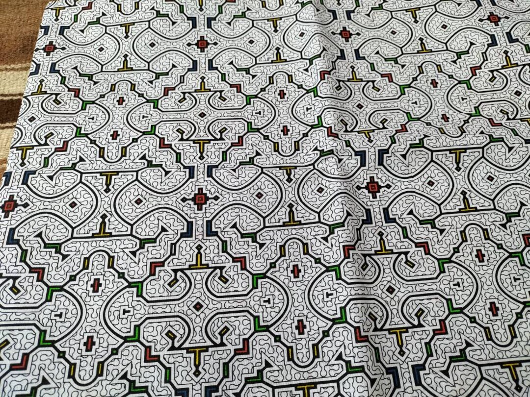 One Metre Peruvian Amazonian Shipibo Ikaro Ayahuasca Fabric - Etsy