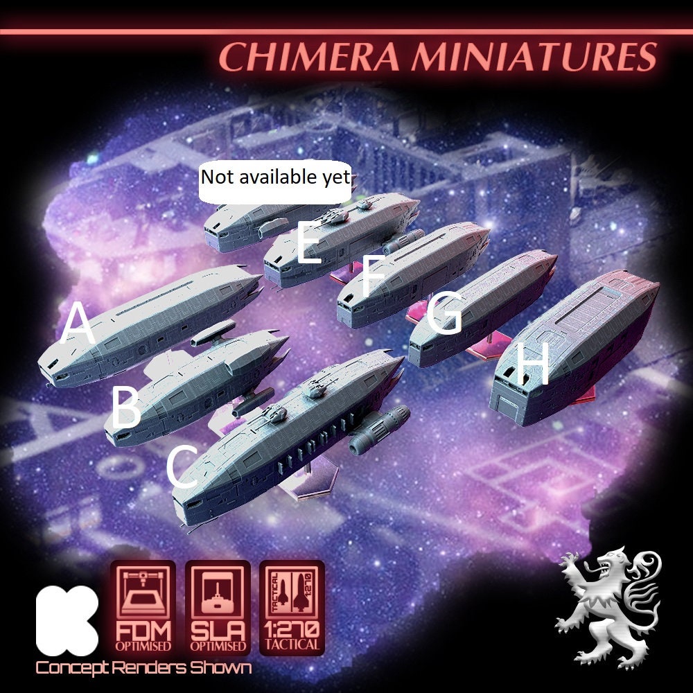 Chimera Starship - Etsy