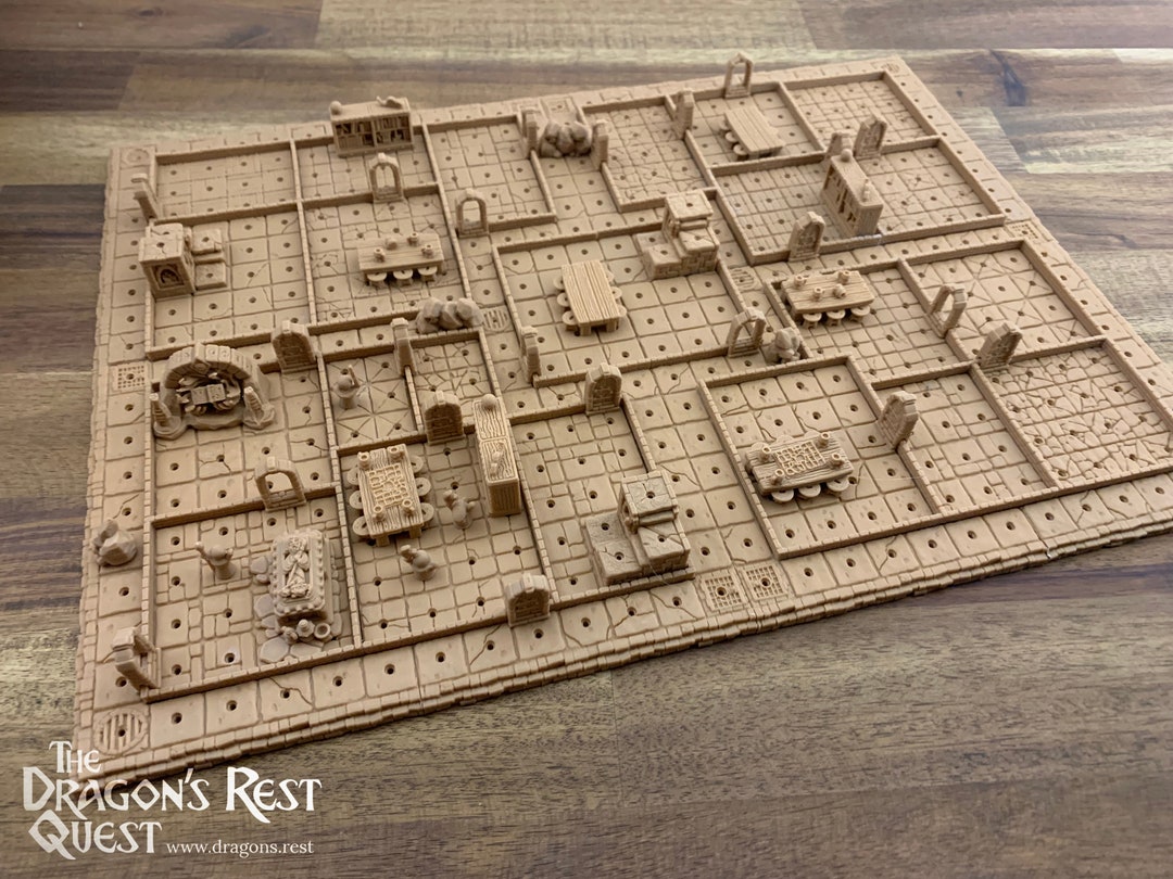 Heroquest 3D Printed Game Travel Board Dragon's Rest - Etsy Ireland
