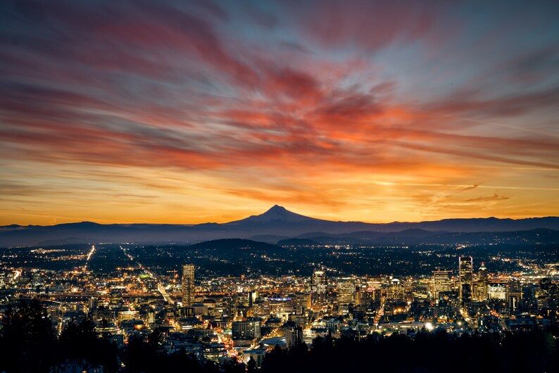 Portland Oregon, Oregon Photography, Mt Hood, Fine Art, Moody, Pacific ...