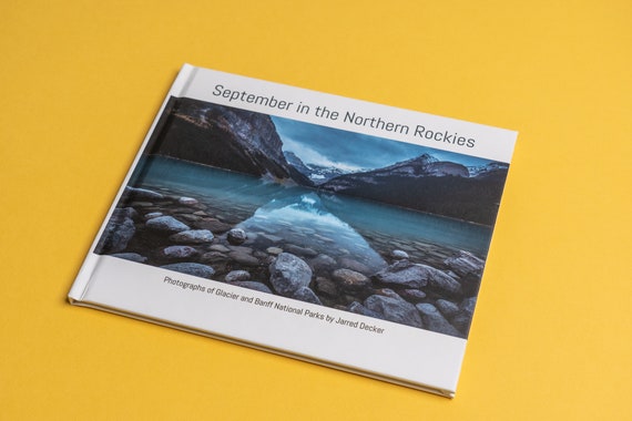 Banff Glacier National Park Coffee Table Book Fine Art - Etsy