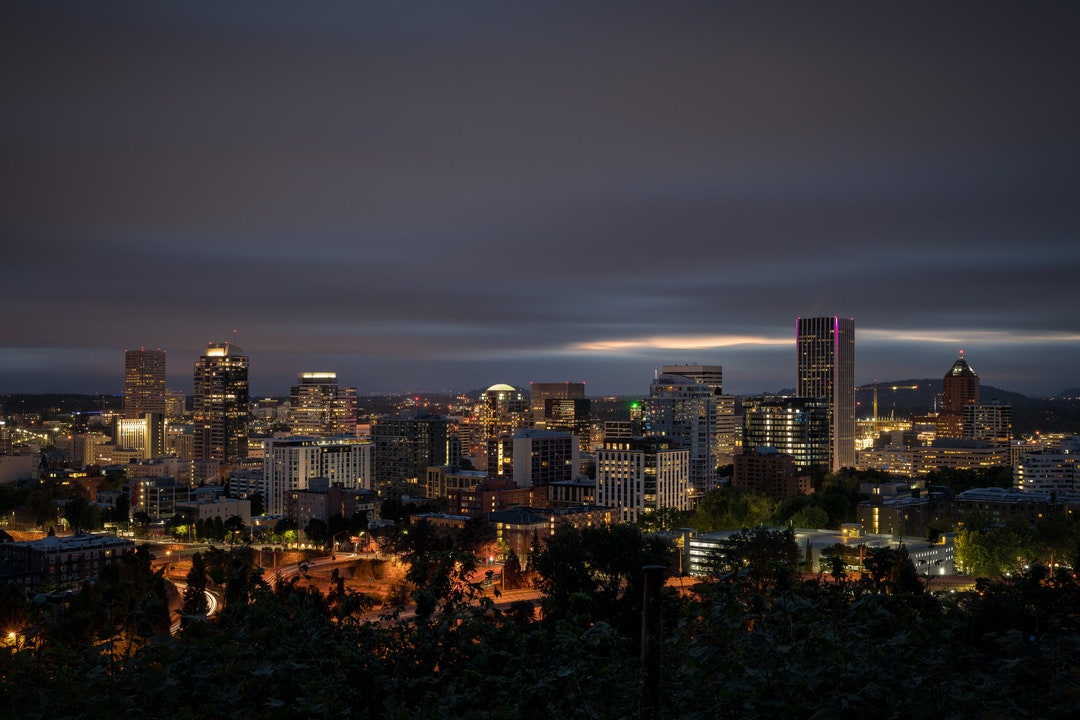 Portland Oregon, City Photography, Mt Hood, Fine Art, Moody, Pacific ...
