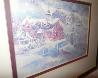 Winter scene snow | Etsy