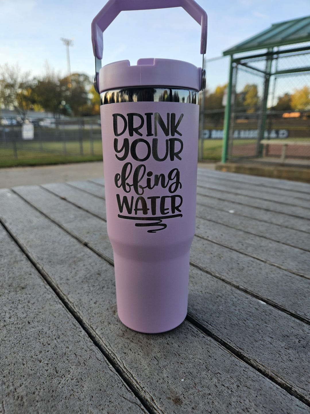 30 Oz Water Bottle - Drink Your Effin Water - Personalized - Etsy