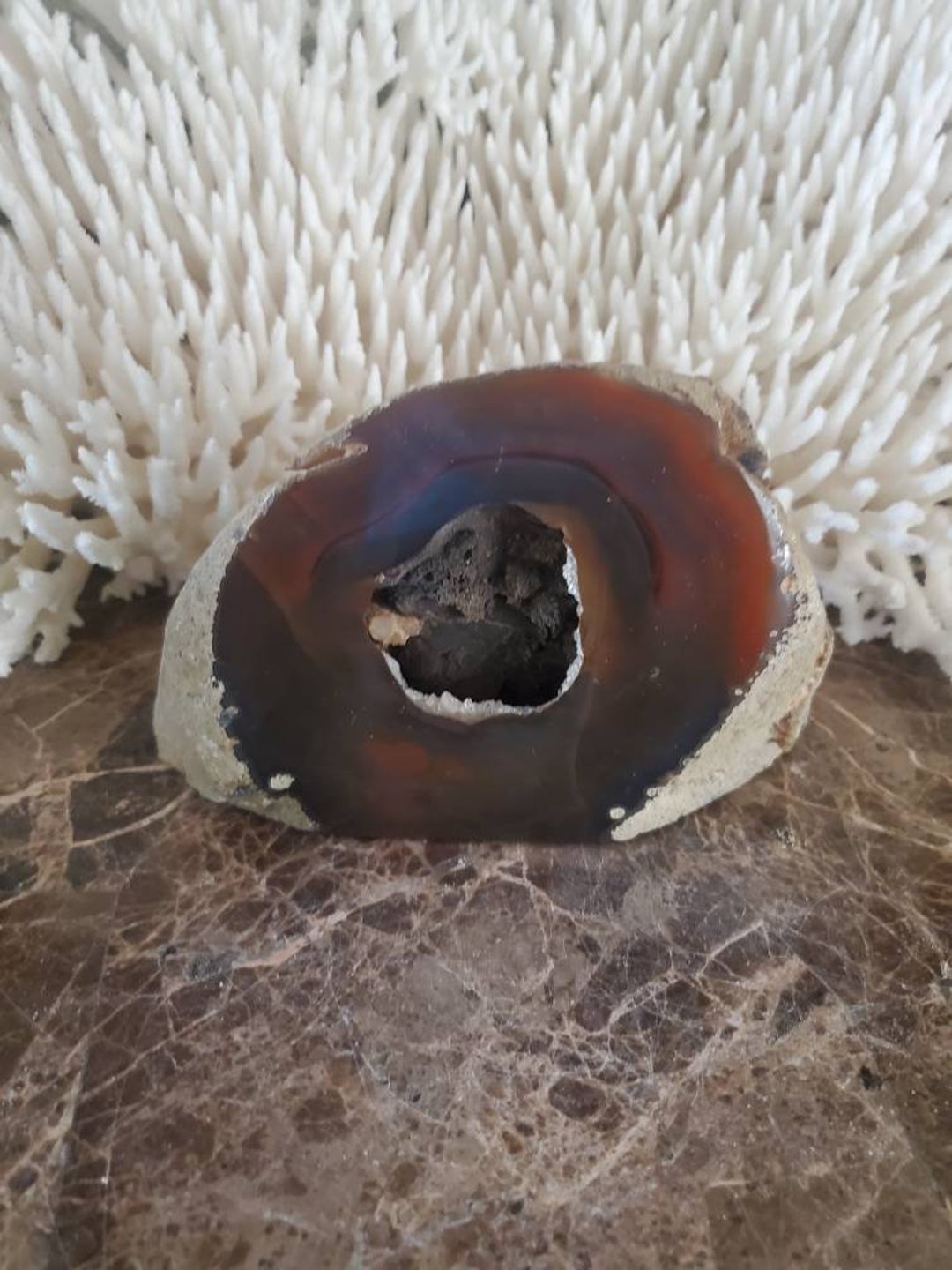 Agate Geode - Geode - Quartz Geode - Polished Geode Half - Crystal ...