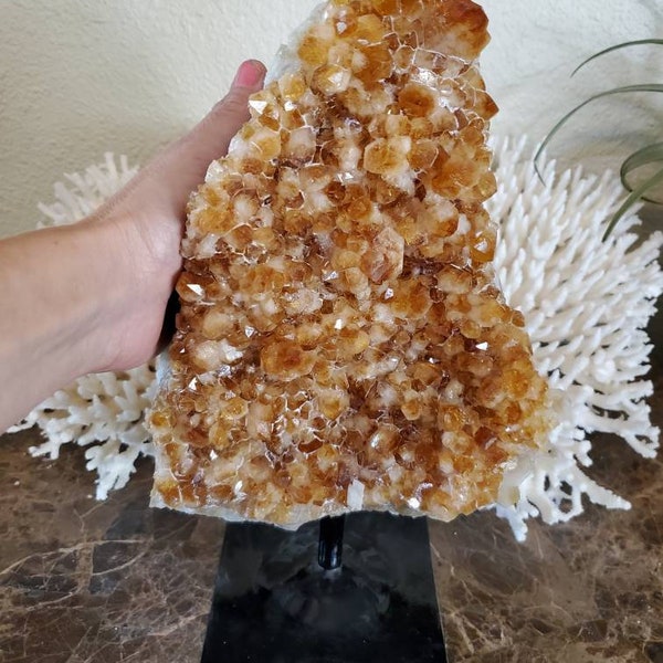 Citrine Geode - Etsy