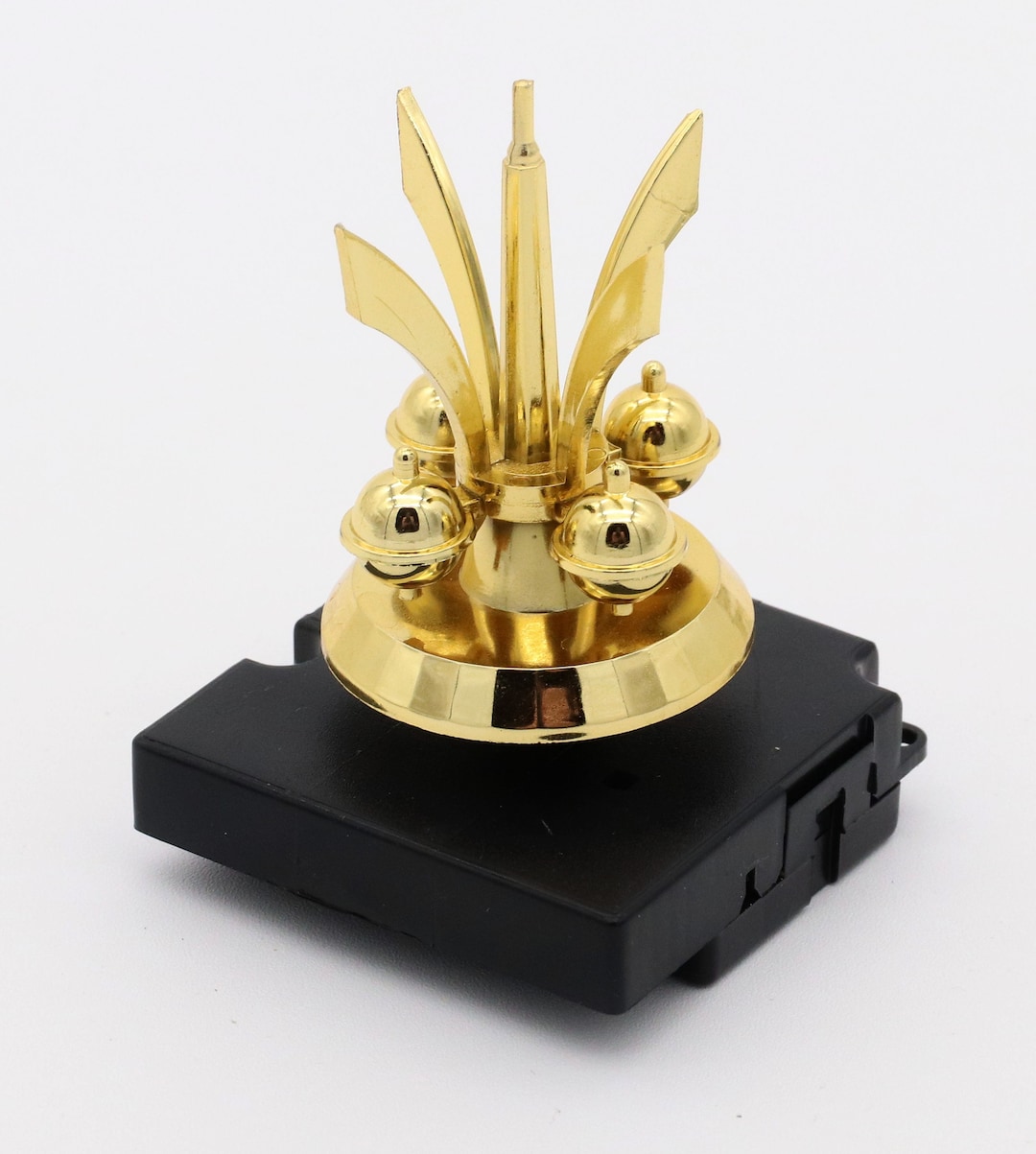 Spinning Anniversary Clock 4 Ball Pendulum Movement Spinner Battery ...