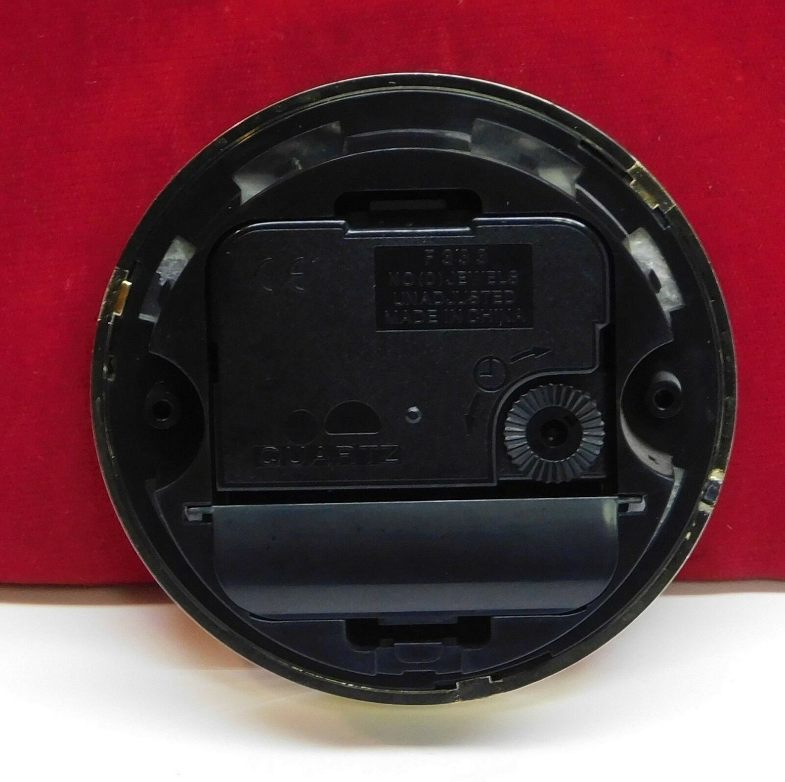 3 1/2 Quartz Clock Insert Fit up Movement 90 Mm White - Etsy