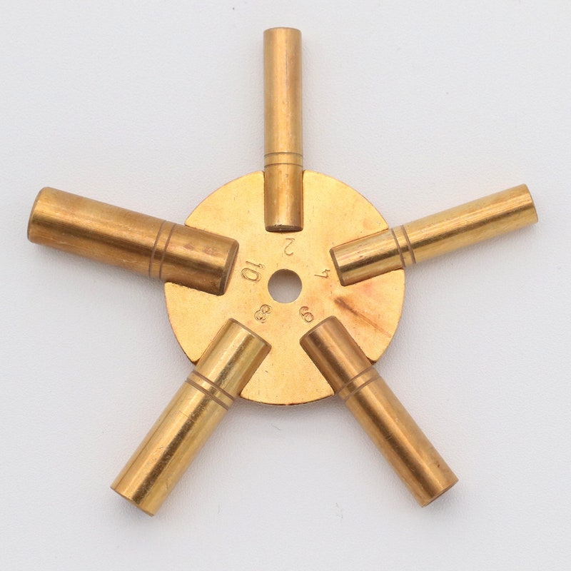 Brass Clock Winding Keys - Etsy
