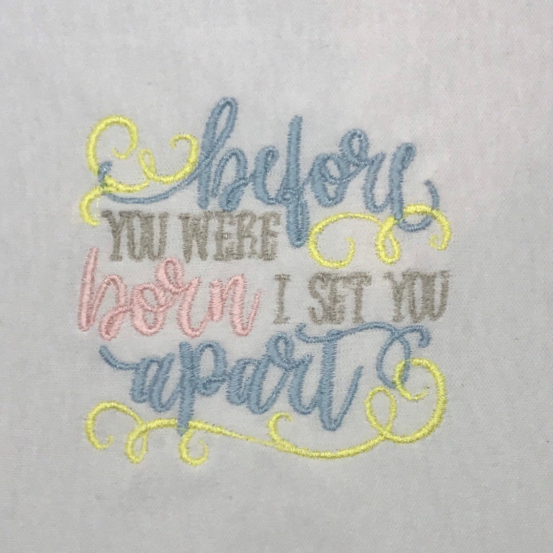 Before You Were Born I Set You Apart - Etsy