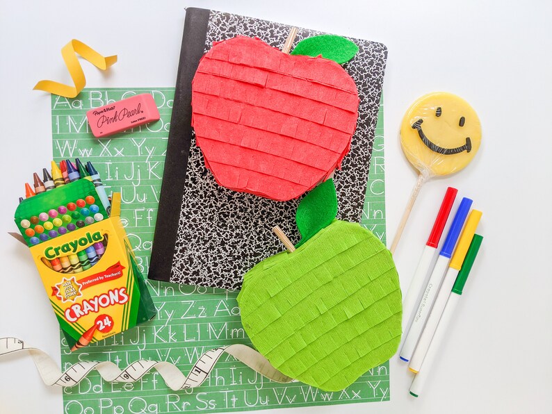 School Apple Mini Pinata First Day of School Gift Back to - Etsy