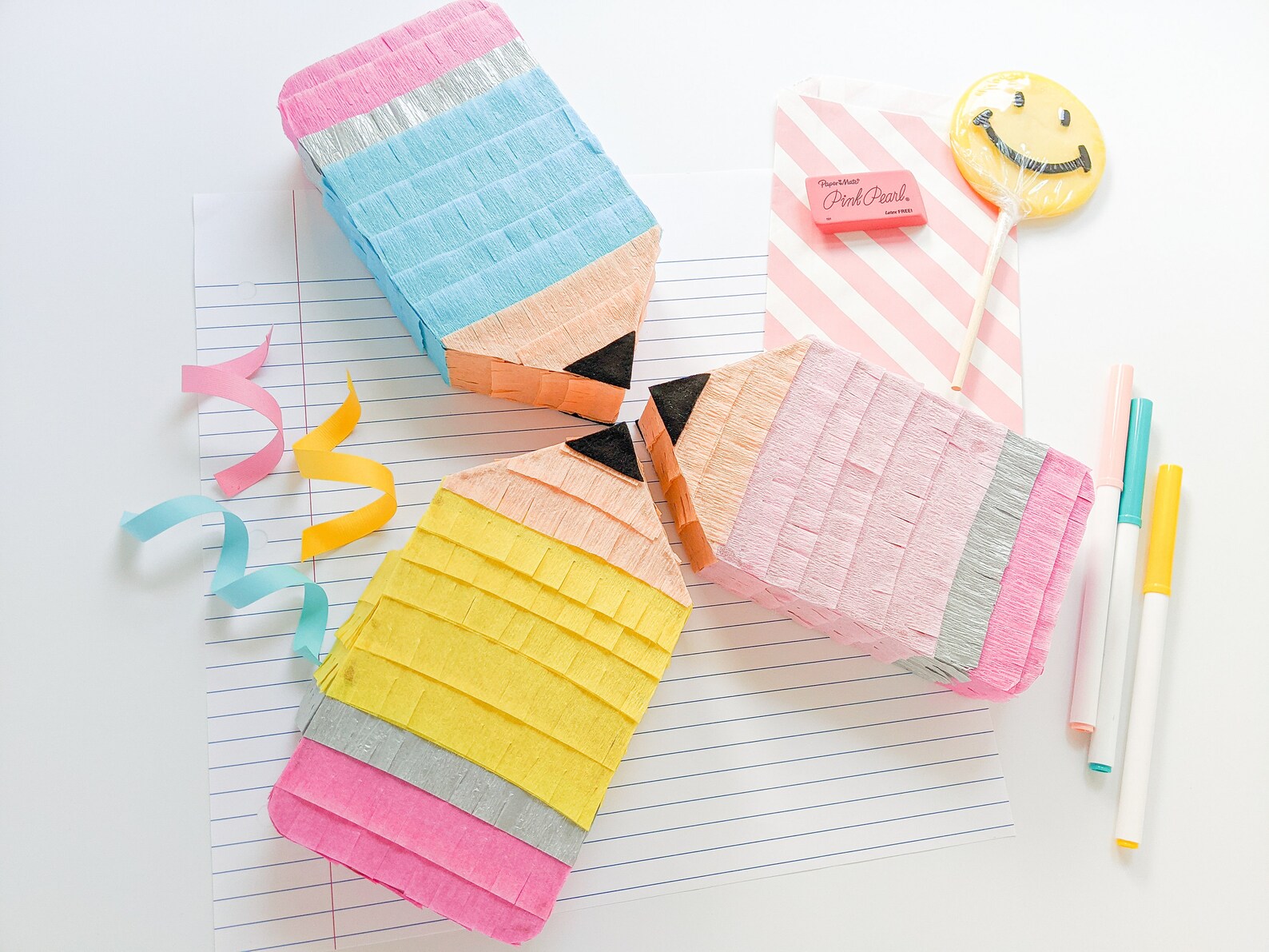 Yellow Pencil Mini Pinata First Day of School Gift Back to | Etsy