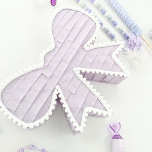Lavender Purple Girly Bow Pinata Gift:| ONE Pinata | Girly Party ...