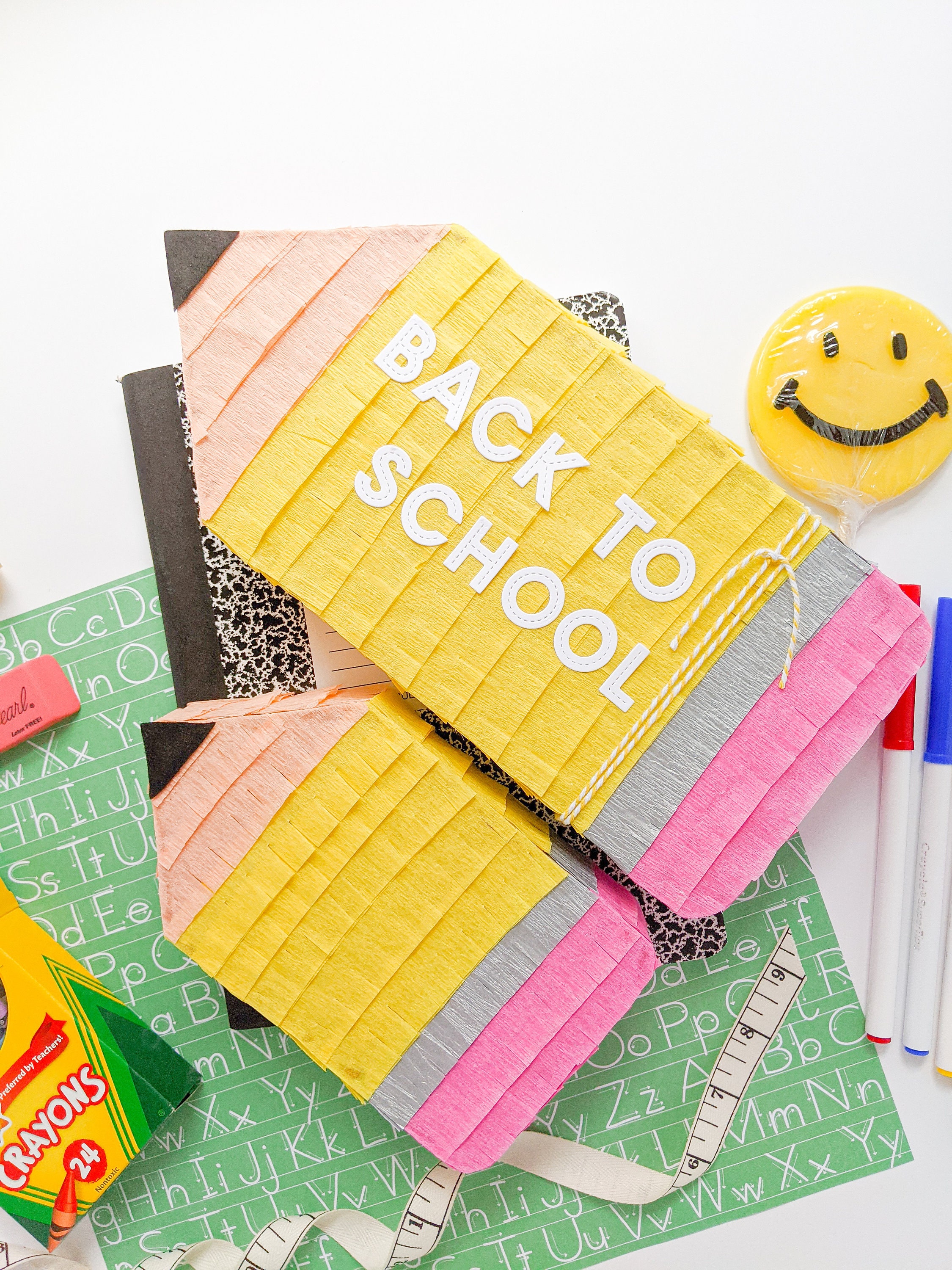 School pencil mini pinata first day of school gift back to | Etsy