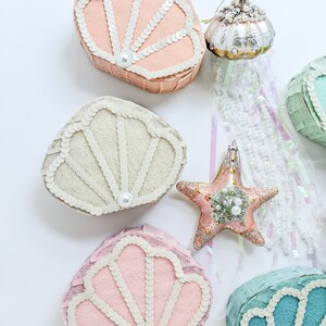 Pastel Seashell Mini Pinata | Mermaid Party Favor, Mermaid Decor, Under ...