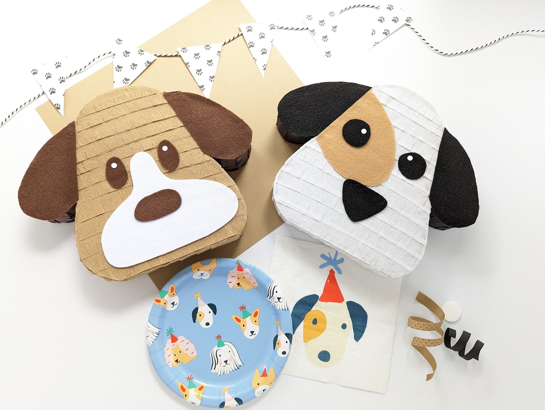 Puppy Dog Pinata | Puppy Pawty Decorations, Dog Birthday Party Gift ...