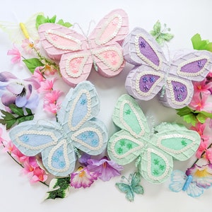 Pastel Rainbow Butterfly Mini Pinata | ONE Pinata | Rainbow Pinata ...