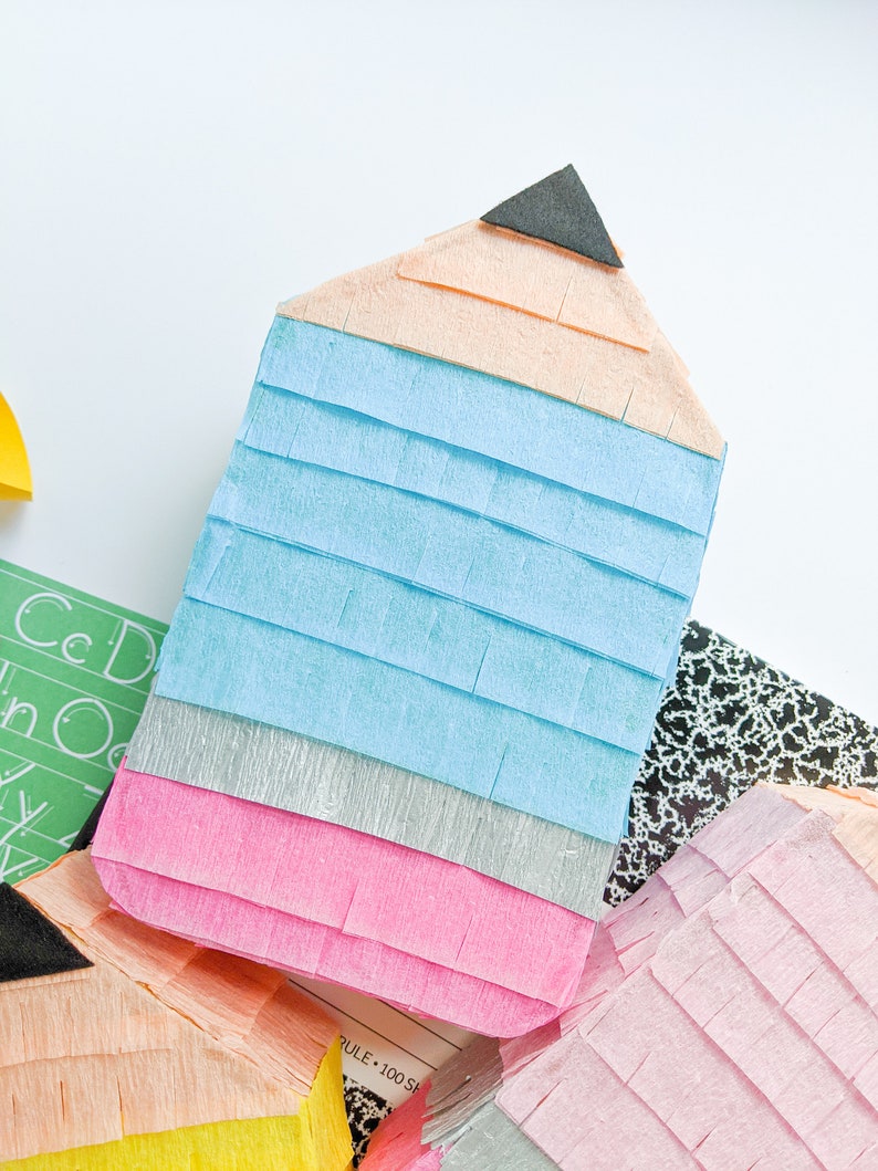 School Pencil Mini Pinata First Day of School Gift Back to - Etsy