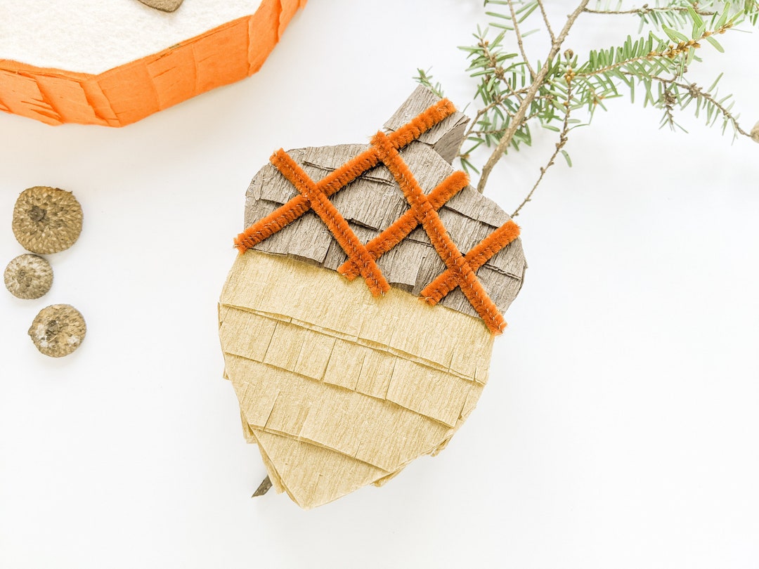 Woodland Acorn Mini Pinata | Woodland Party Favor Decor, Acorn Nut ...