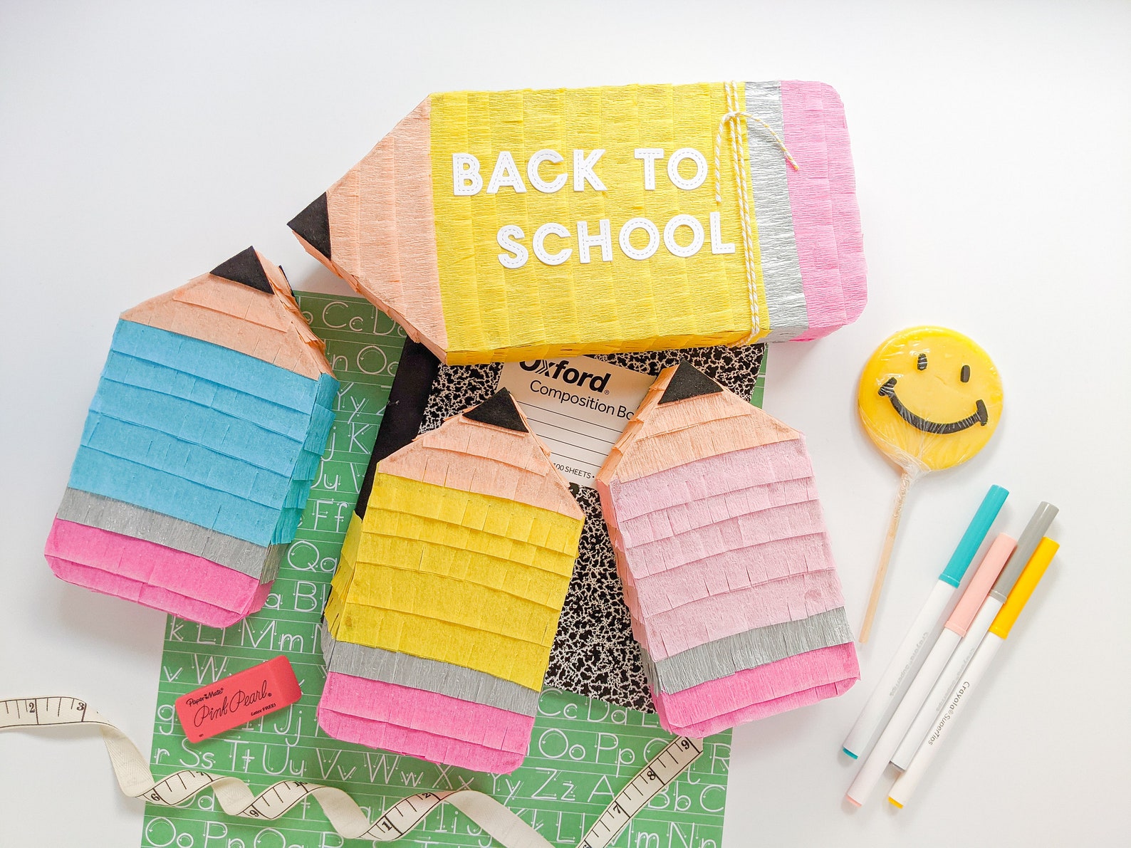 Yellow Pencil Mini Pinata First Day of School Gift Back to | Etsy