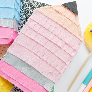 School Pencil Mini Pinata | First Day of School Gift, Back to School ...