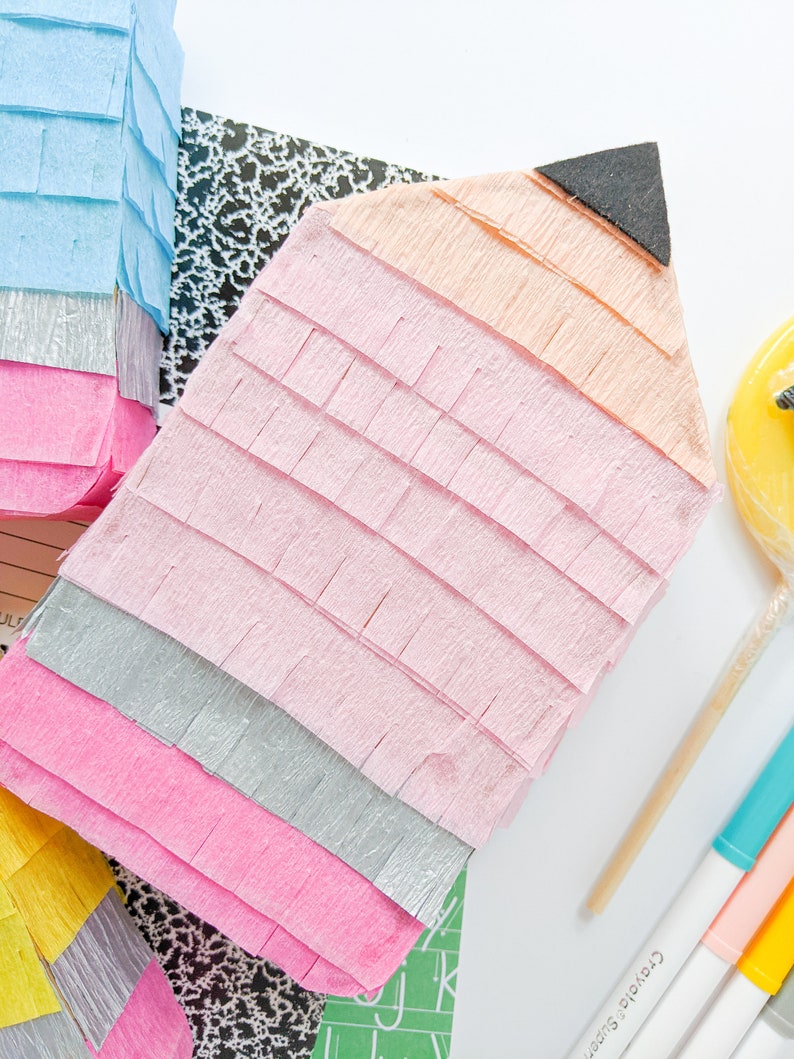 School Pencil Mini Pinata First Day of School Gift Back to - Etsy