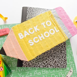 Yellow Pencil Mini Pinata | First Day of School Gift, Back to School ...