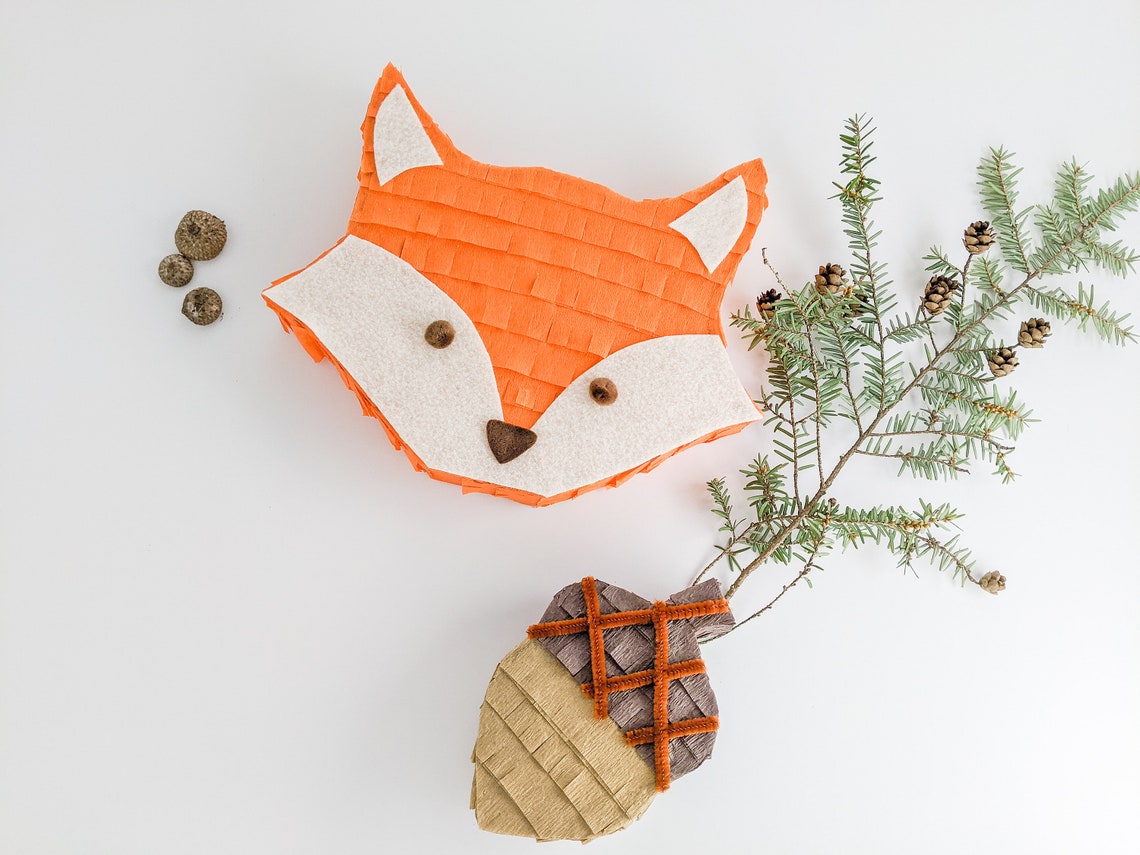 Woodland Acorn Mini Pinata Woodland Party Favor Decor Acorn - Etsy