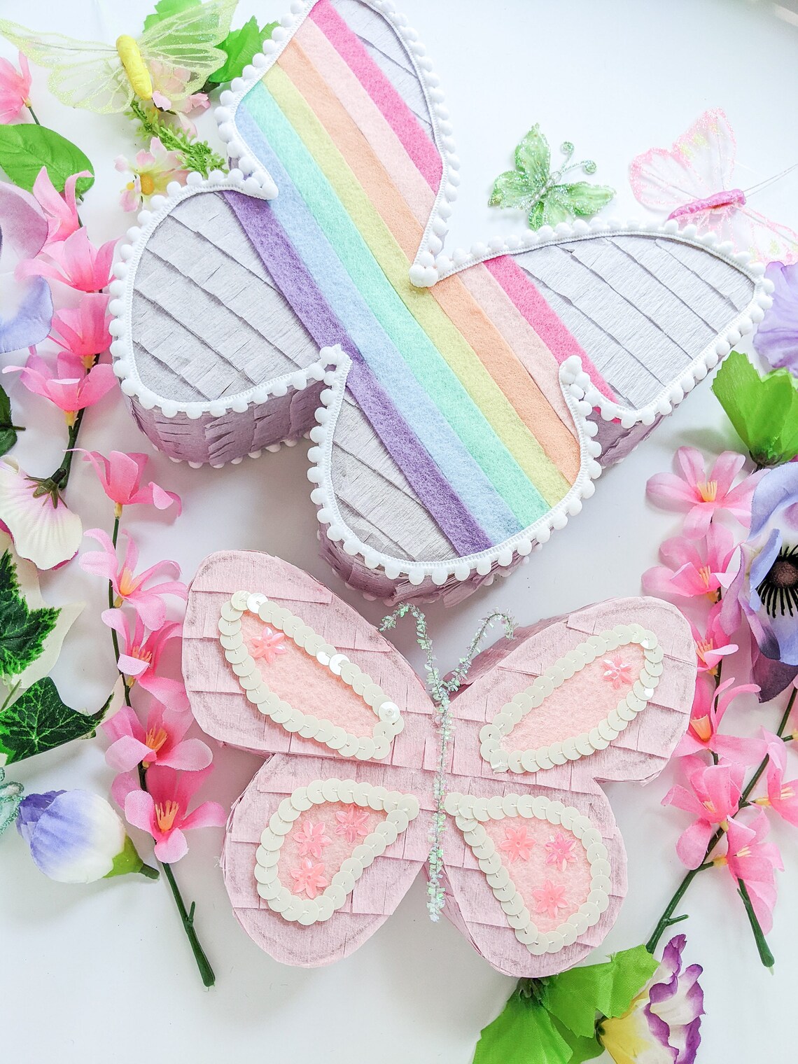 Pastel Rainbow Butterfly Mini Pinata ONE Pinata Rainbow - Etsy
