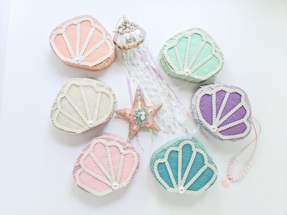 Pastel Seashell Mini Pinata Mermaid Party Favor Mermaid - Etsy