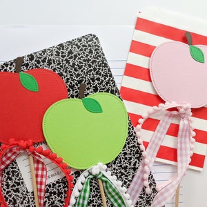 Apple Wand in Red, Pink or Green | Back to School Photo Prop, 1st Day ...