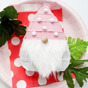Gnome or Mushroom Mini Pinata in Pink or Red | ONE Pinata | Rustic ...