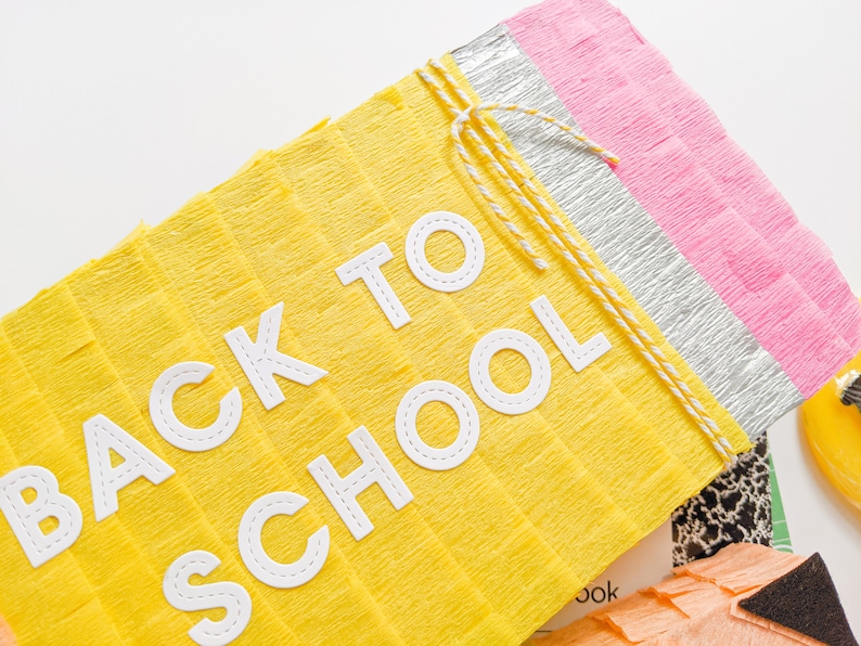 School Pencil Mini Pinata First Day of School Gift Back to - Etsy