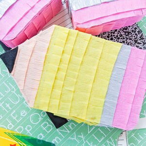Yellow Pencil Mini Pinata | First Day of School Gift, Back to School ...