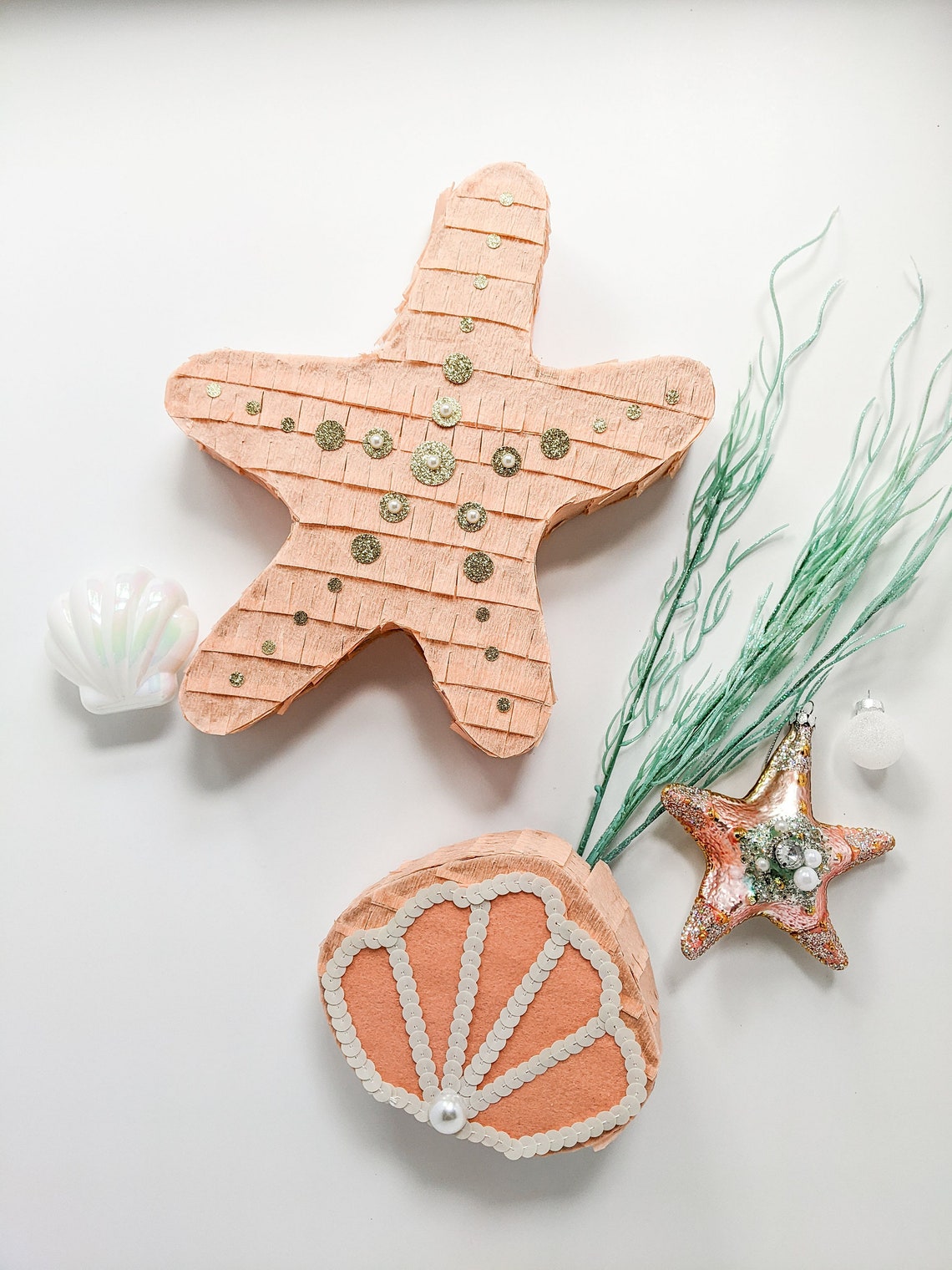 Starfish Mini Pinata Under the Sea Party Mermaid Party - Etsy