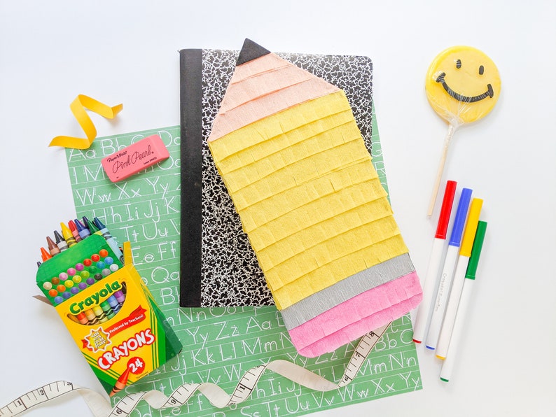 School Pencil Mini Pinata First Day of School Gift Back to - Etsy