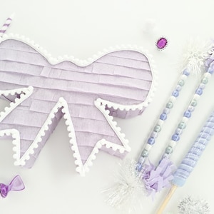Lavender Purple Girly Bow Pinata Gift:| ONE Pinata | Girly Party ...