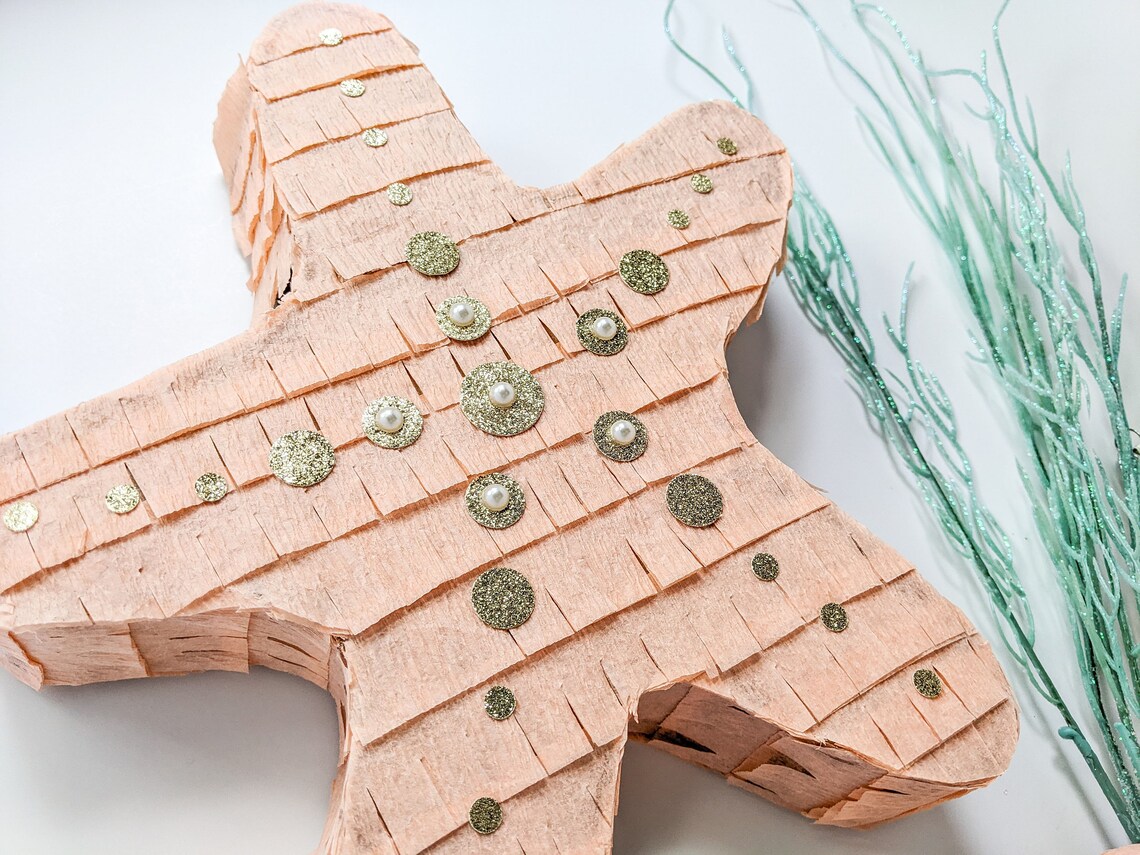Starfish Mini Pinata Under the Sea Party Mermaid Party - Etsy