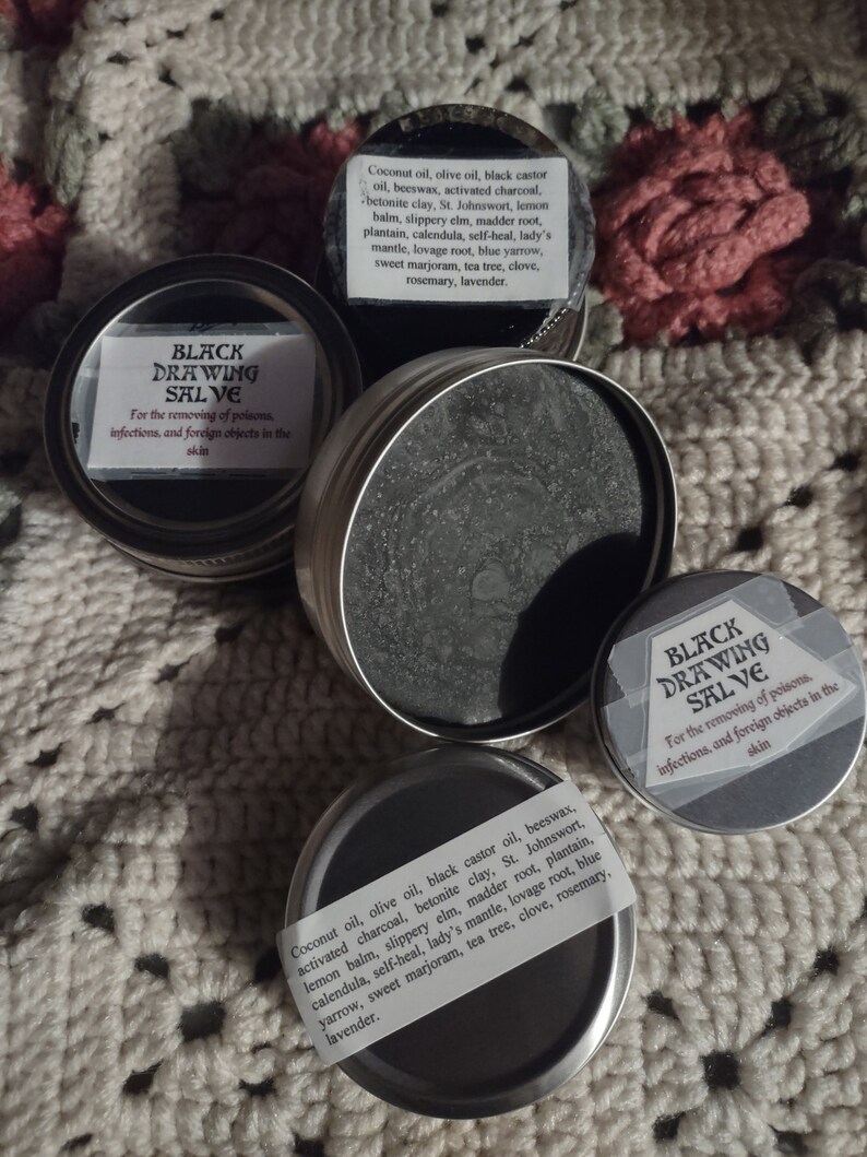 Black Drawing Salve - Etsy