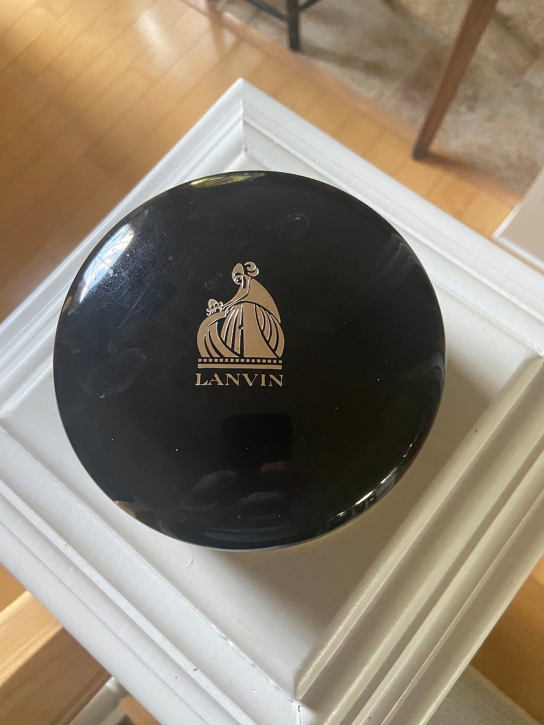 Vintage Lanvin Arpege Dusting Powder Box Container Cosmetics Make-up ...