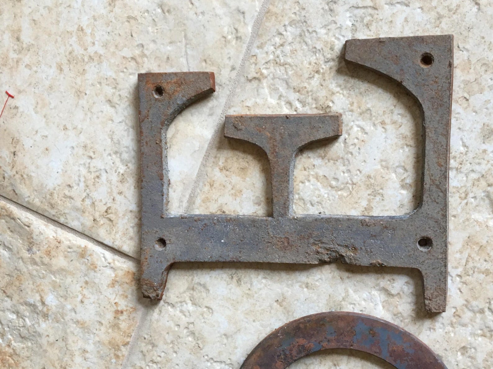 Antique Cast Iron Metal Sign Letters "shoe" and 4 Spicher Shoe Pictures ...