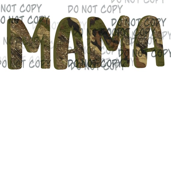 Camo Mama Png Digital Download Sublimation Design | Etsy