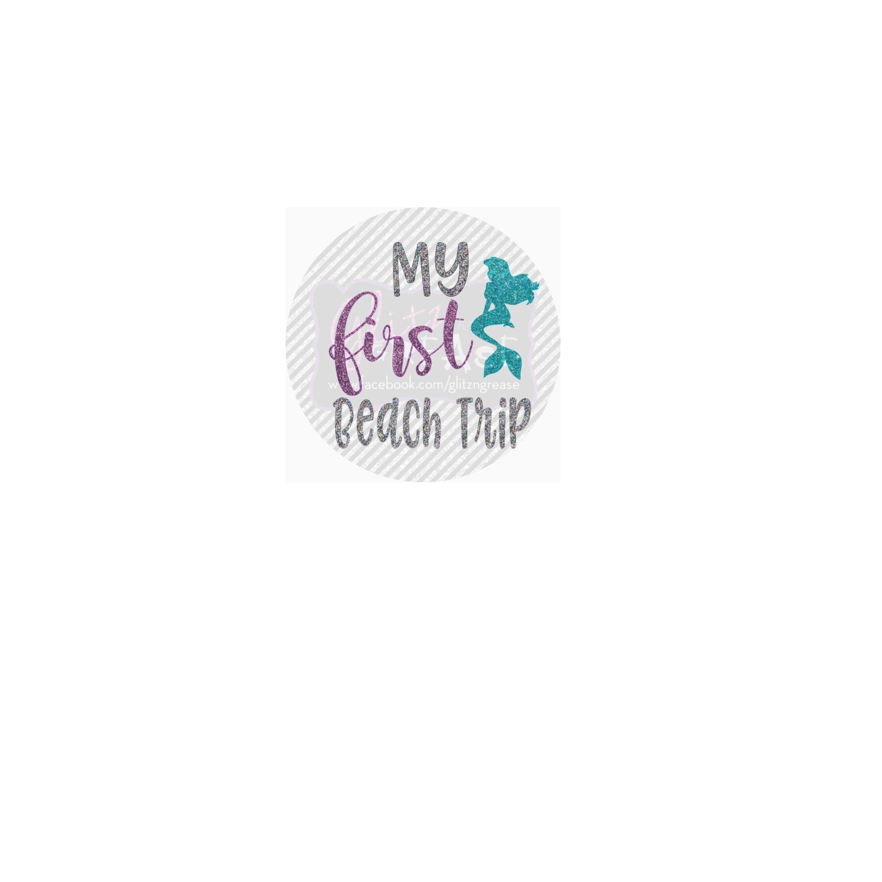 My First Beach Trip Svg, Dxf, Png, Eps, Silhouette, Cricut, Digital ...