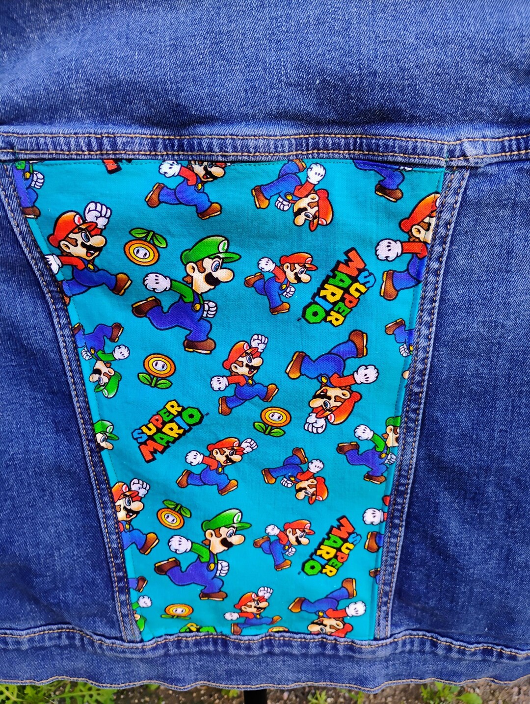 Super Mario Jacket: Size Kids Large - Etsy