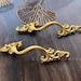 French Shabby Brass Cabinet Pull: Gold Dresser Drawer Handle (BS-C-942 ...