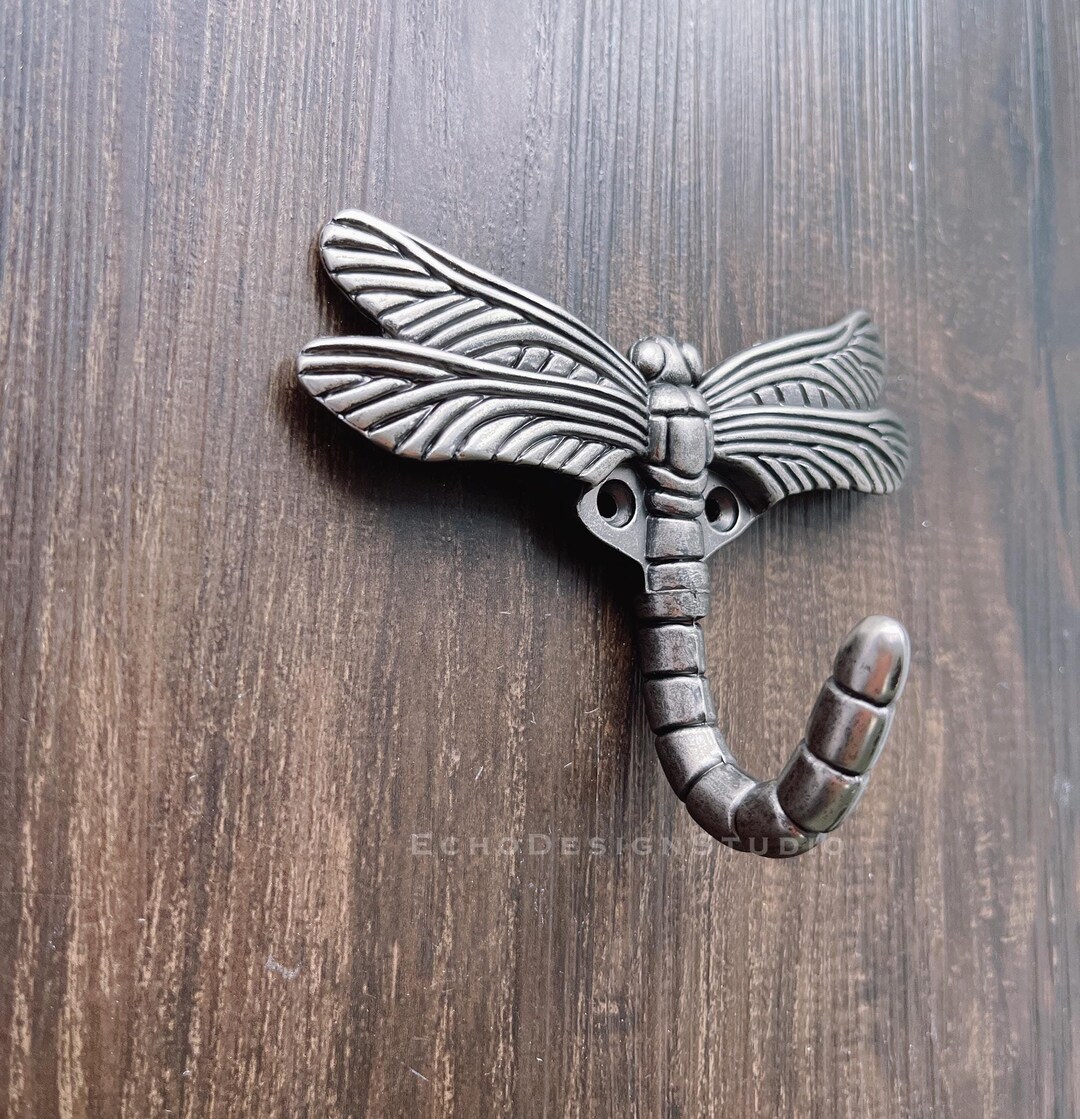 Dragonfly Metal Hook Cut Decor Hanger Decorative Hanger Hook (BS-C-1112 ...