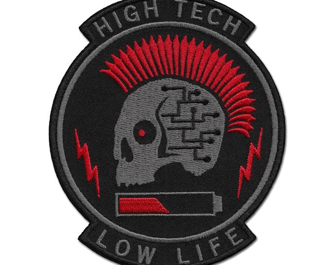 Cyberpunk 2077 Maelstrom Skull Crawler Logo Sew on Embroidered Patch - Etsy